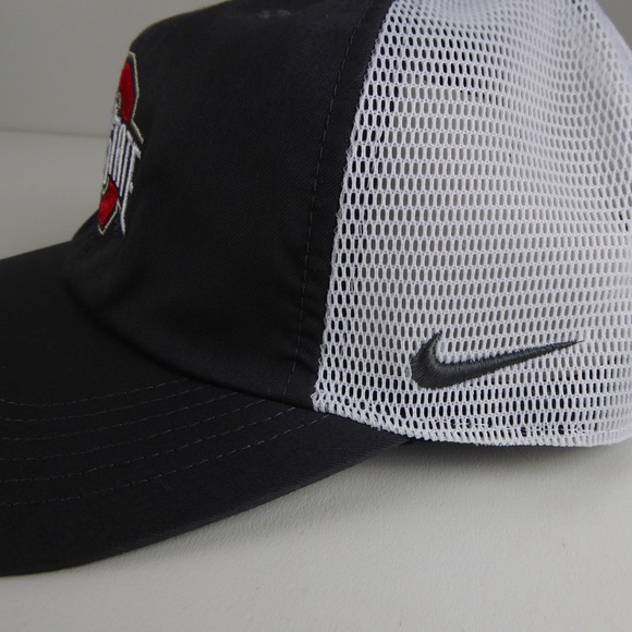 Nike | Accessories | Nike Aerobill Mesh Trucker Hat Ohio State Buckeyes ...